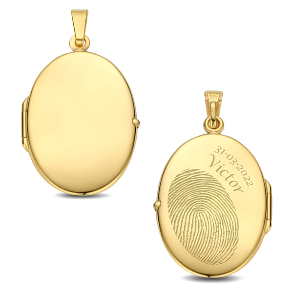 Medaillon in Gold und Silber | In Herzform, oval und rund | Names4ever